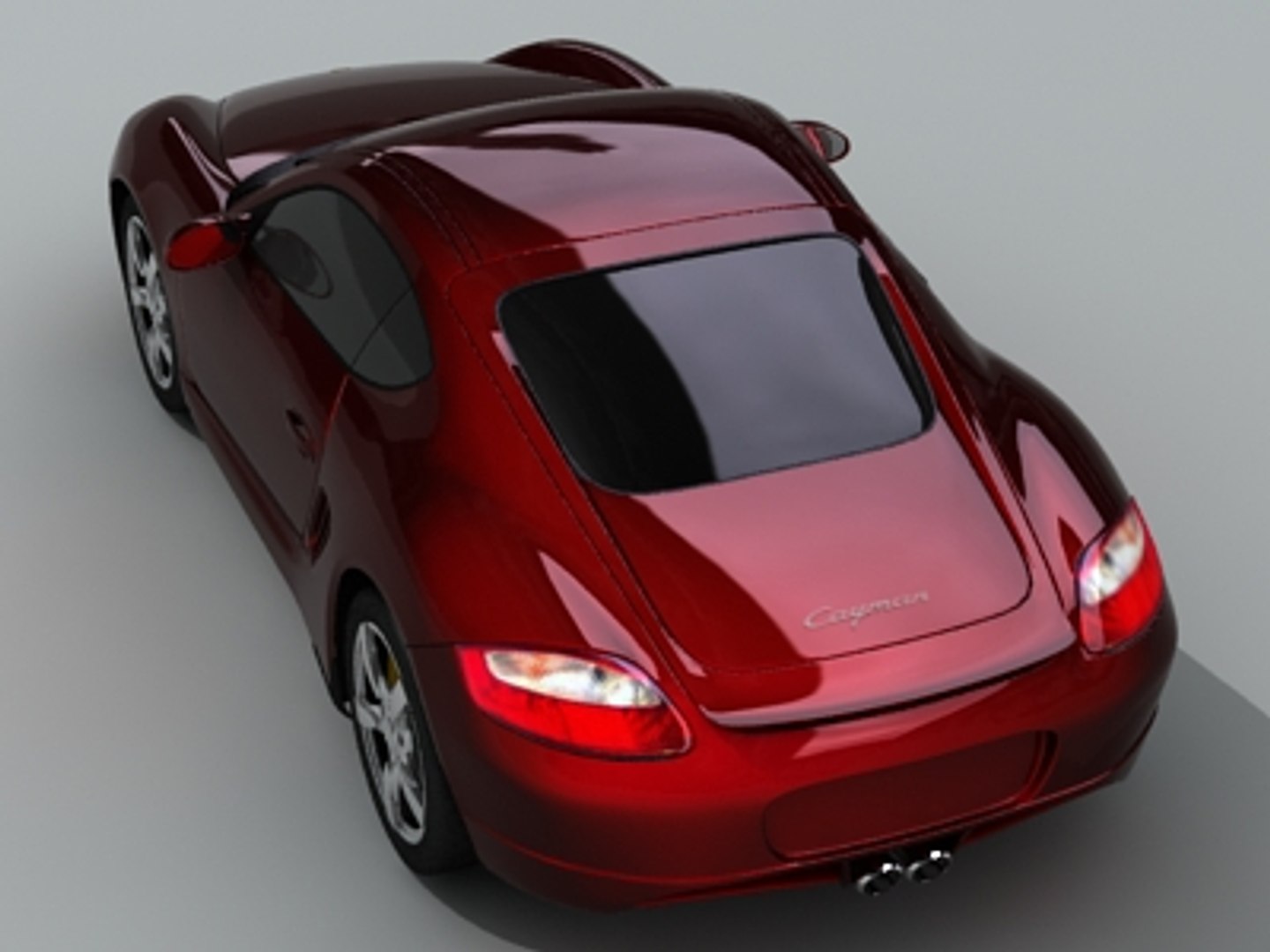 3d Porsche Cayman S Model