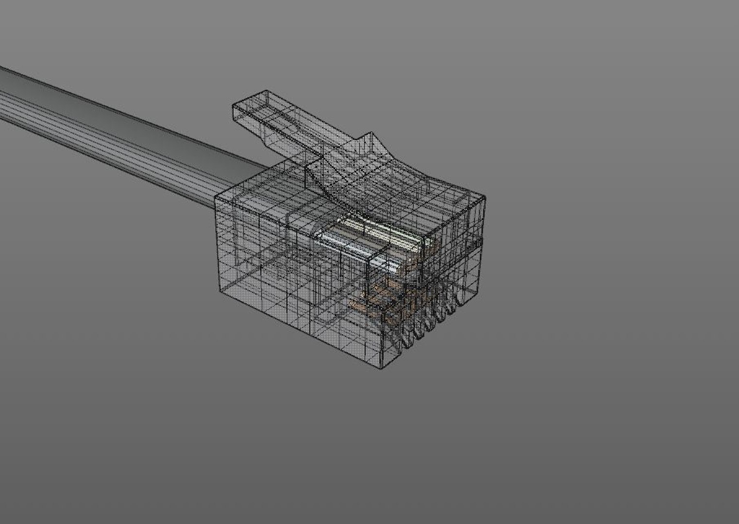 3D Connector Rj11 Model - TurboSquid 1310378