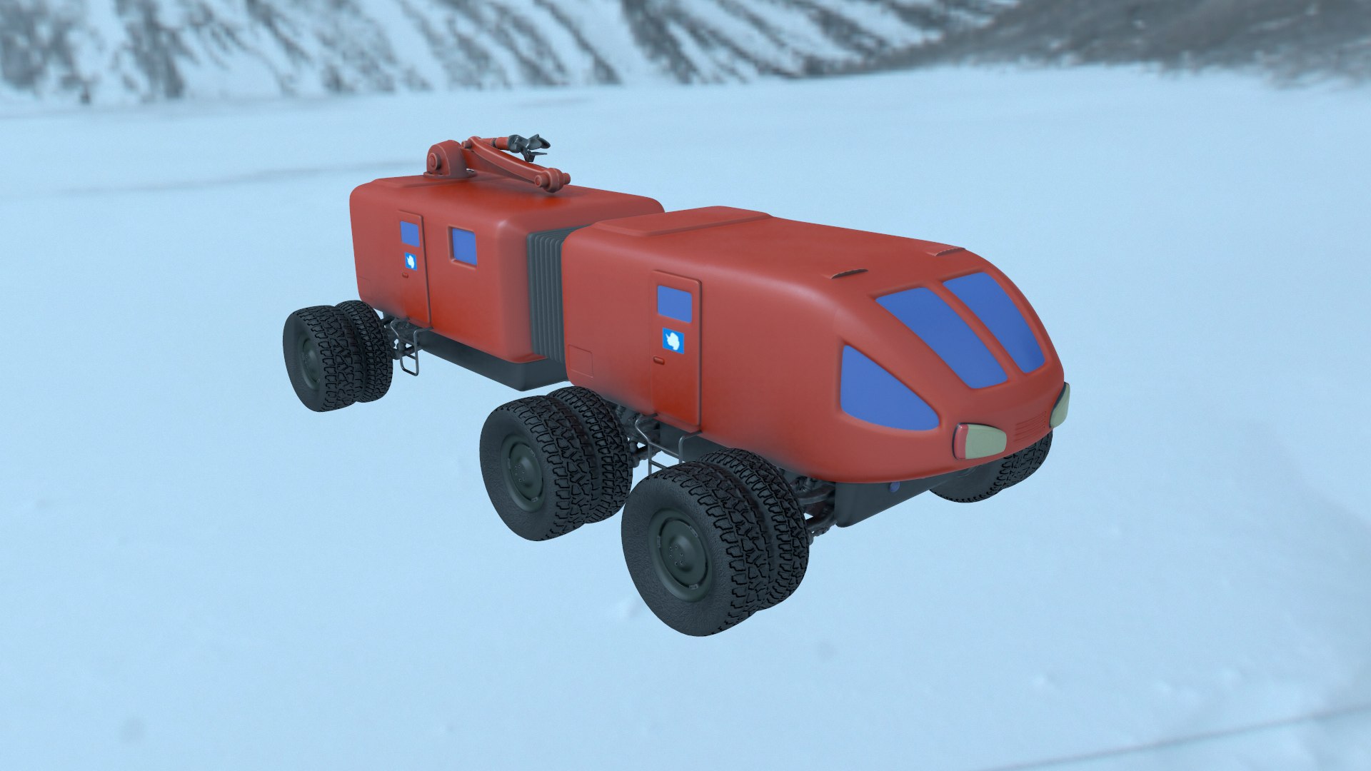 3D Antarctic Rover - TurboSquid 2374835