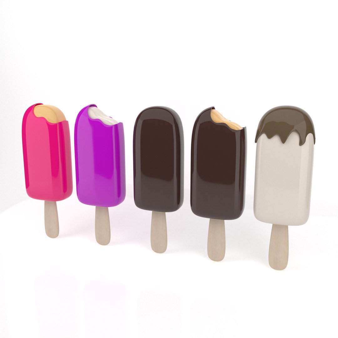 Stick Pack Ice 3D - TurboSquid 1435781