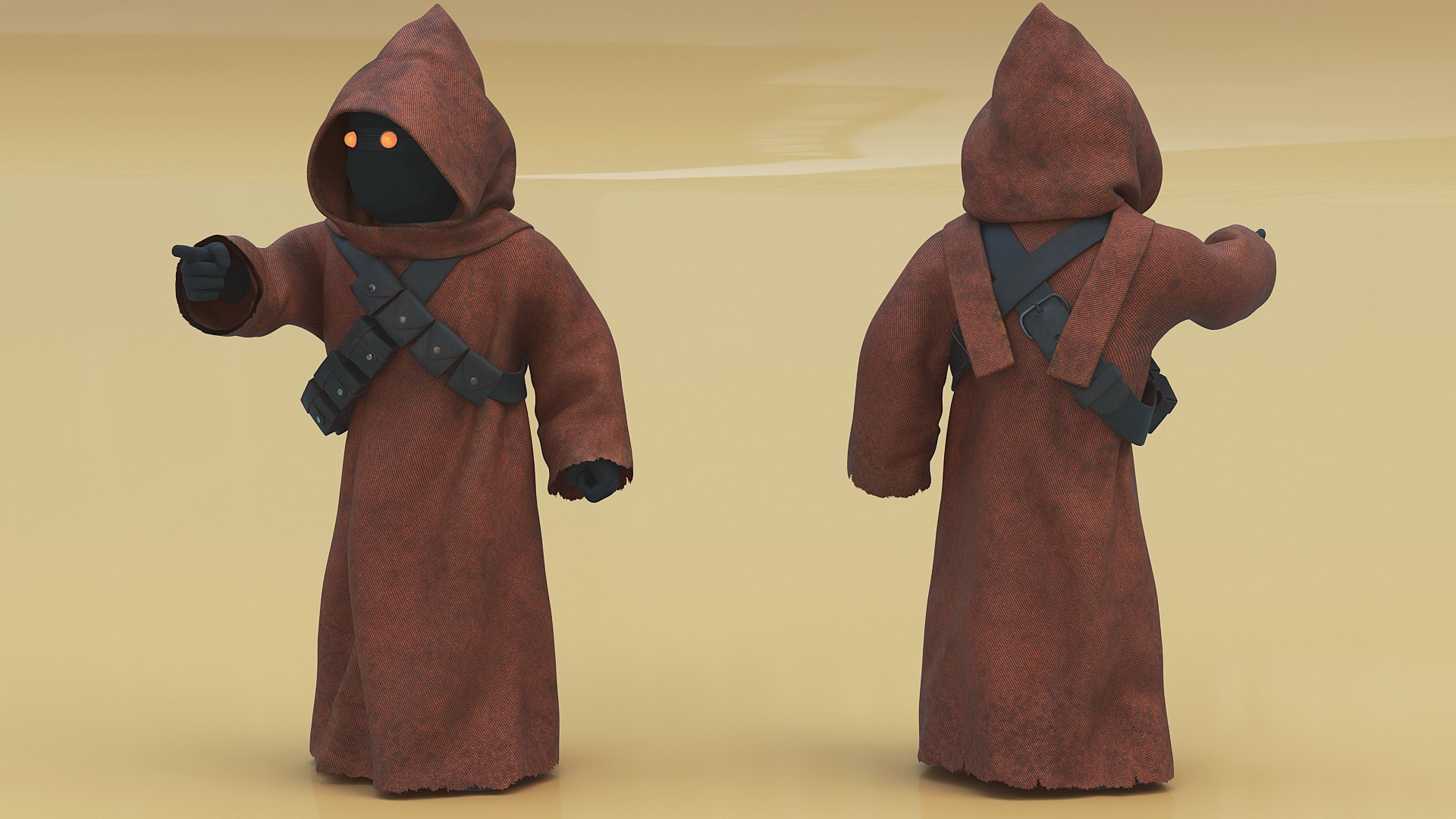 Jawa Star Wars Character Rigged For Maya 3D - TurboSquid 2410907