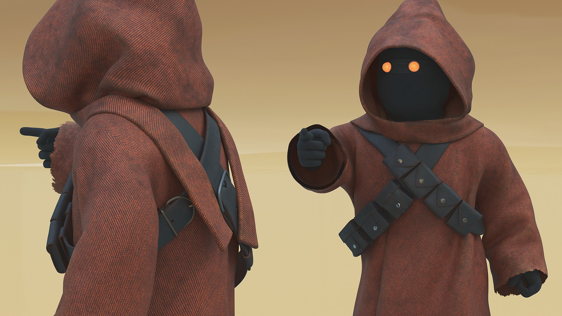 Jawa Star Wars Character Rigged For Maya 3D - TurboSquid 2410907