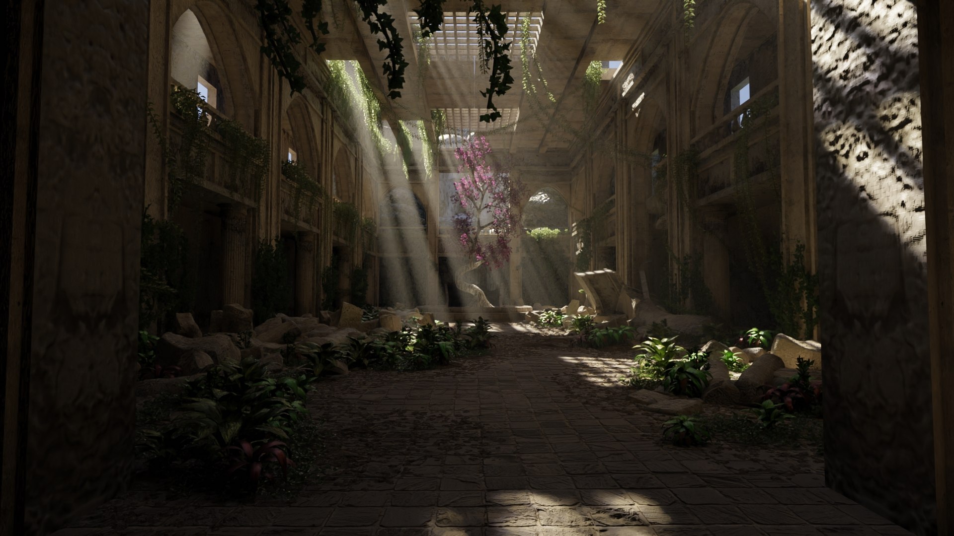 3D Sacred Tree Scene Model - TurboSquid 1767810