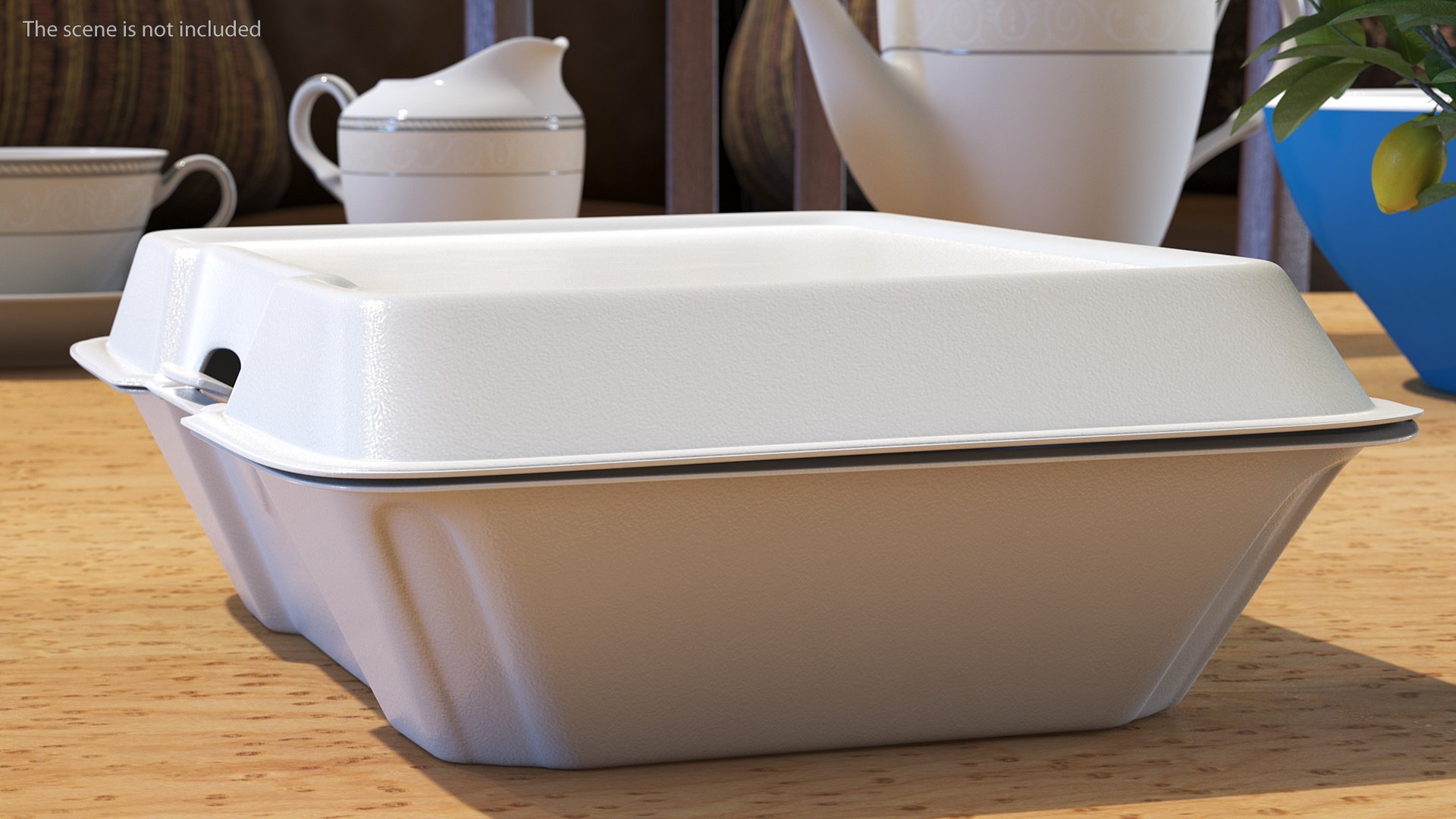 3D Disposable Food Tray Closed Model - TurboSquid 1942062