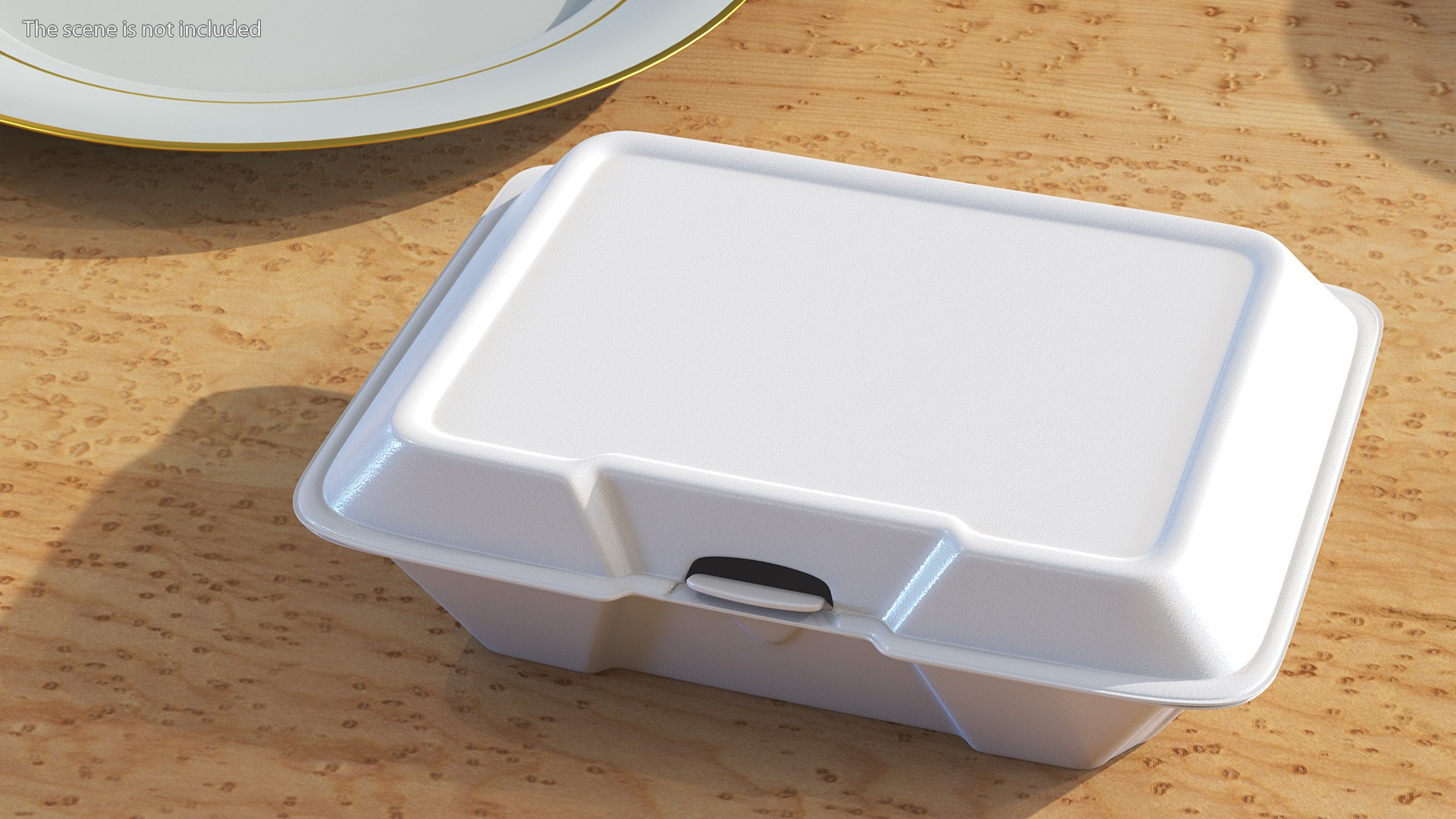 3D Disposable Food Tray Closed Model - TurboSquid 1942062