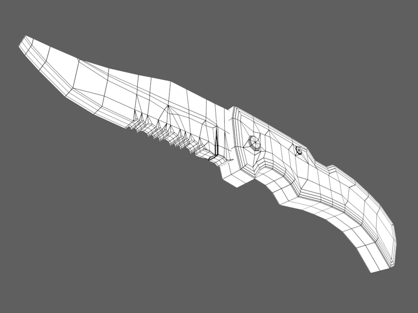 3D Model Knife - TurboSquid 1239219