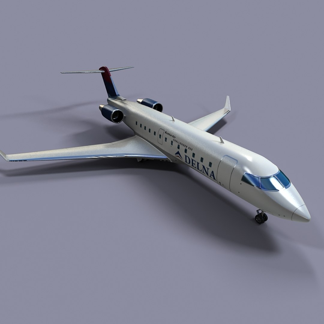 3d Bombardier Challenger 850 Model