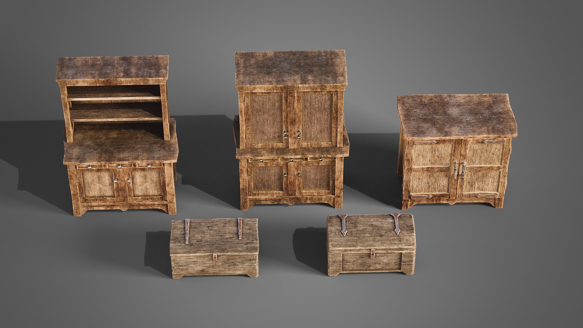 3D Cabinets And Chests Model - TurboSquid 2019300
