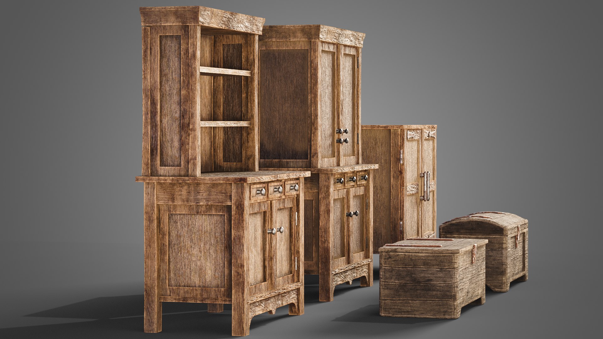 3D Cabinets And Chests Model - TurboSquid 2019300