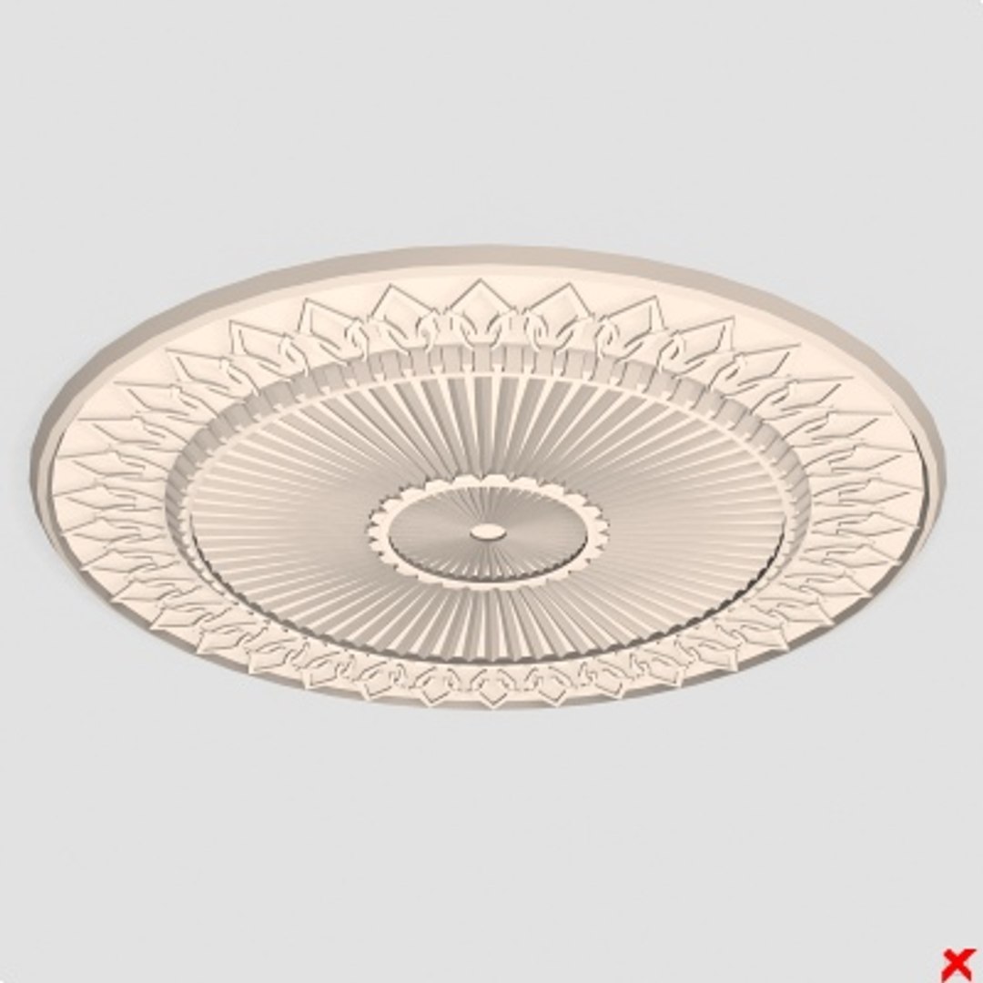 Ceiling Medallion 3d Max