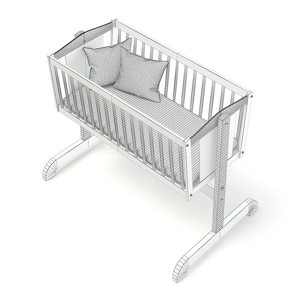 White Cradle Model - TurboSquid 1264021