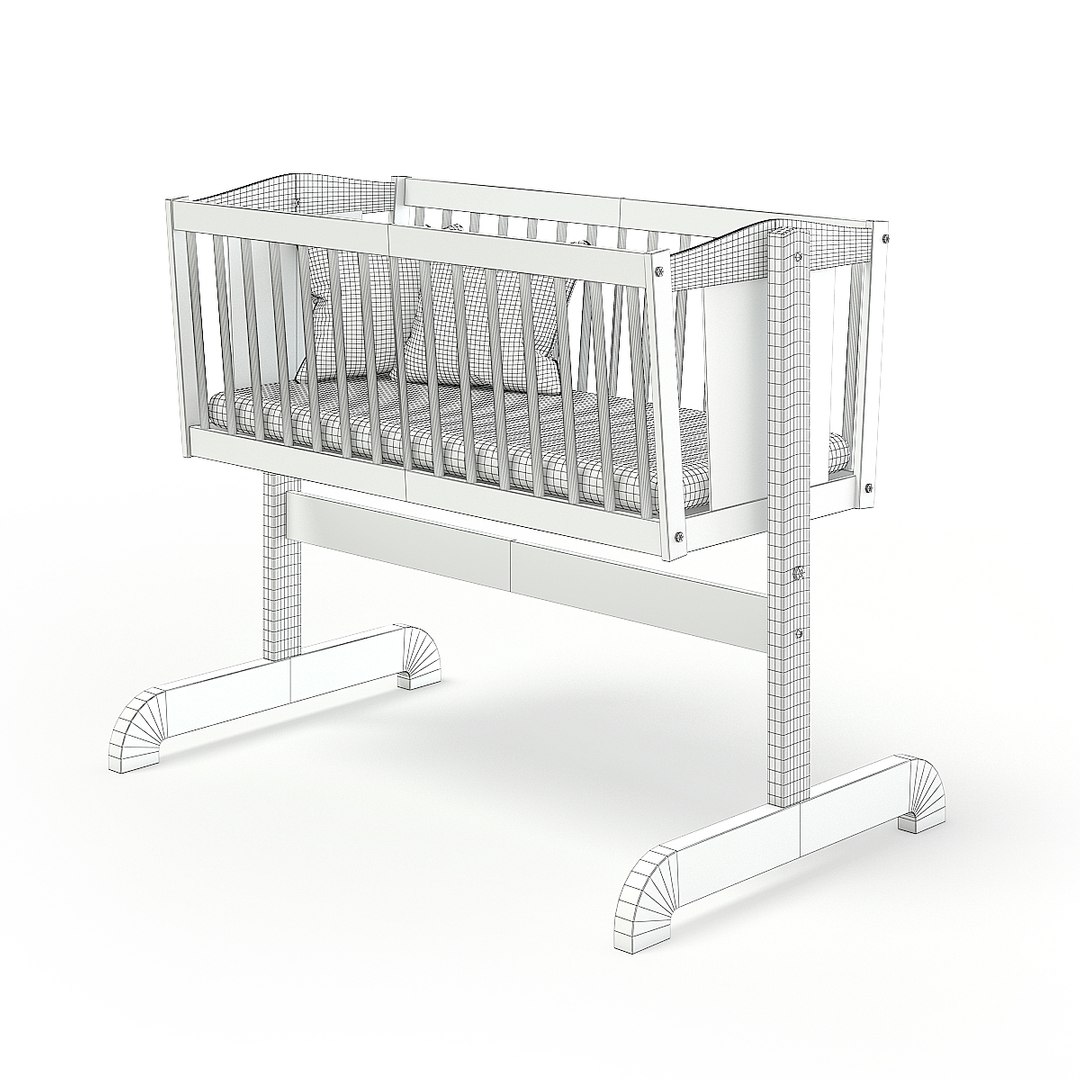 White Cradle Model - TurboSquid 1264021