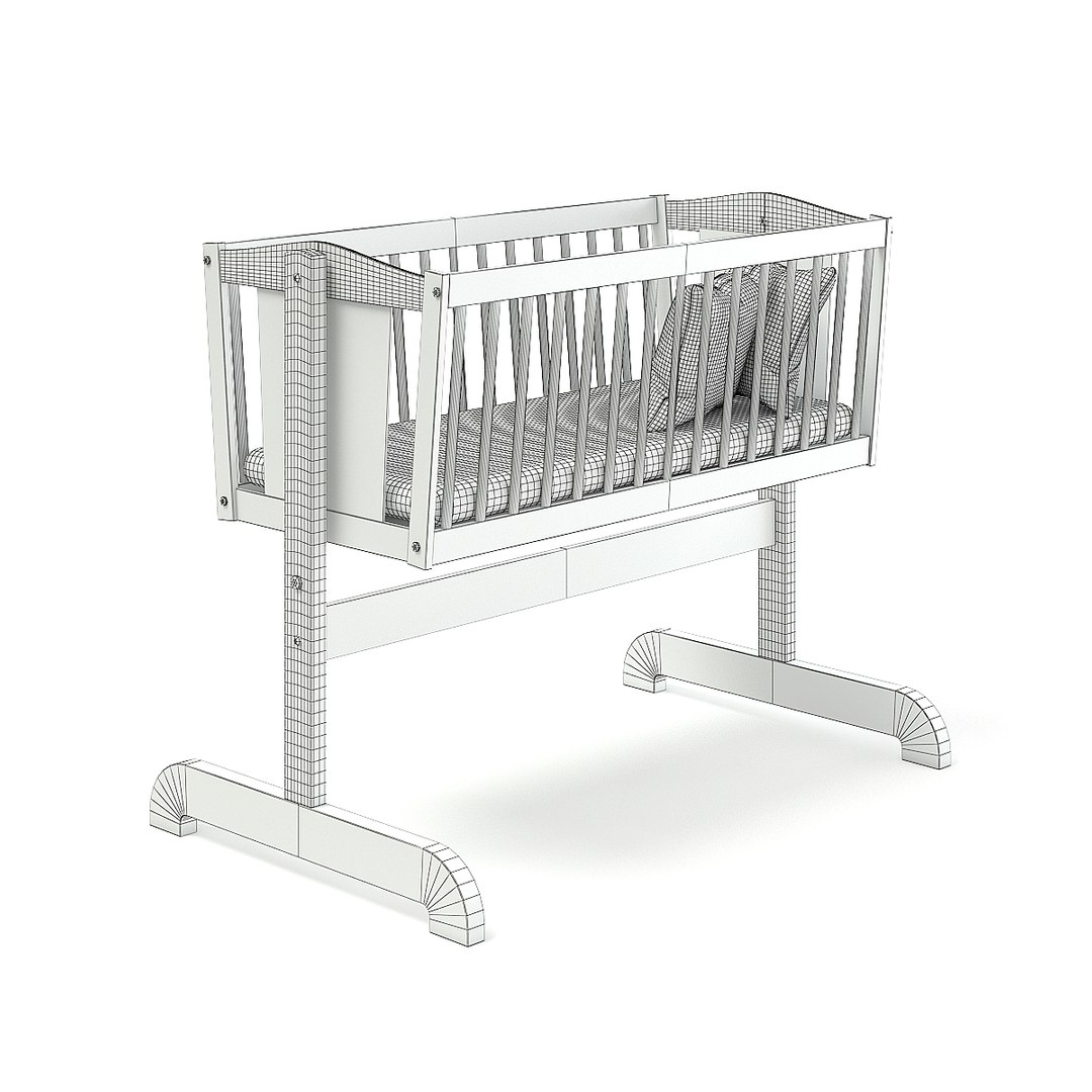 White Cradle Model - TurboSquid 1264021