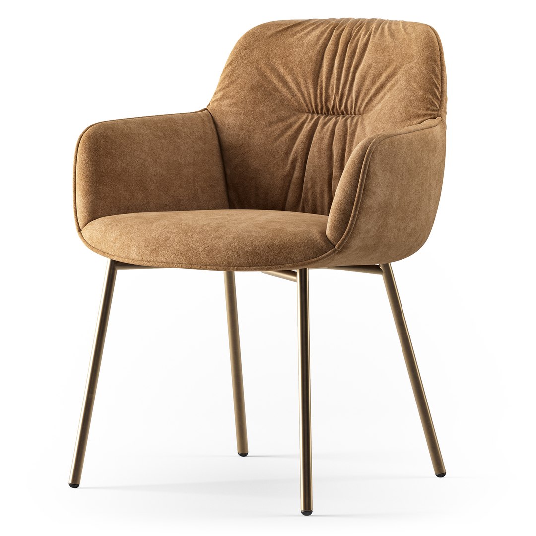 Calligaris Cocoon Soft Metal Legs Armchair 3D - TurboSquid 1987803