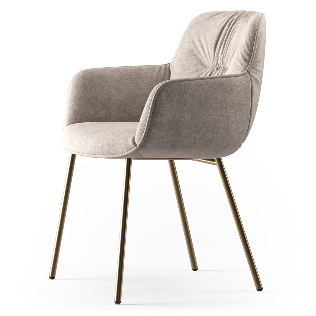 Calligaris Cocoon Soft Metal Legs Armchair 3D - TurboSquid 1987803