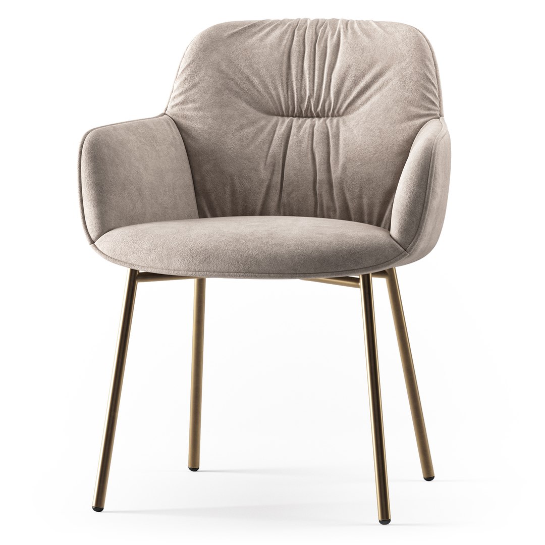 Calligaris Cocoon Soft Metal Legs Armchair 3D - TurboSquid 1987803
