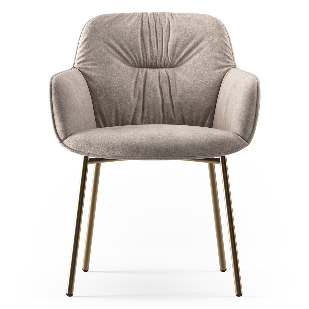 Calligaris Cocoon Soft Metal Legs Armchair 3D - TurboSquid 1987803