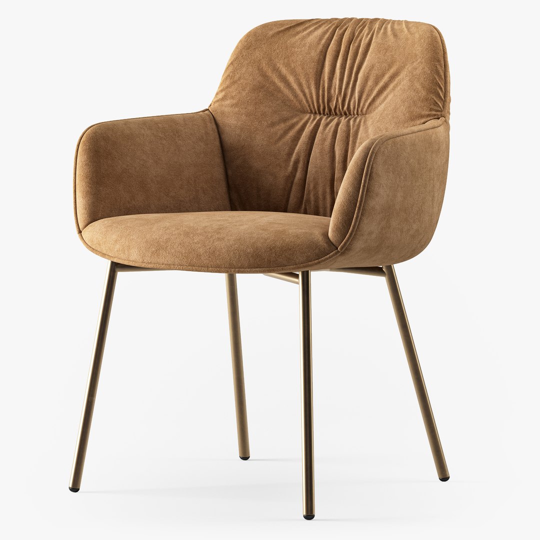 Calligaris Cocoon Soft Metal Legs Armchair 3D - TurboSquid 1987803