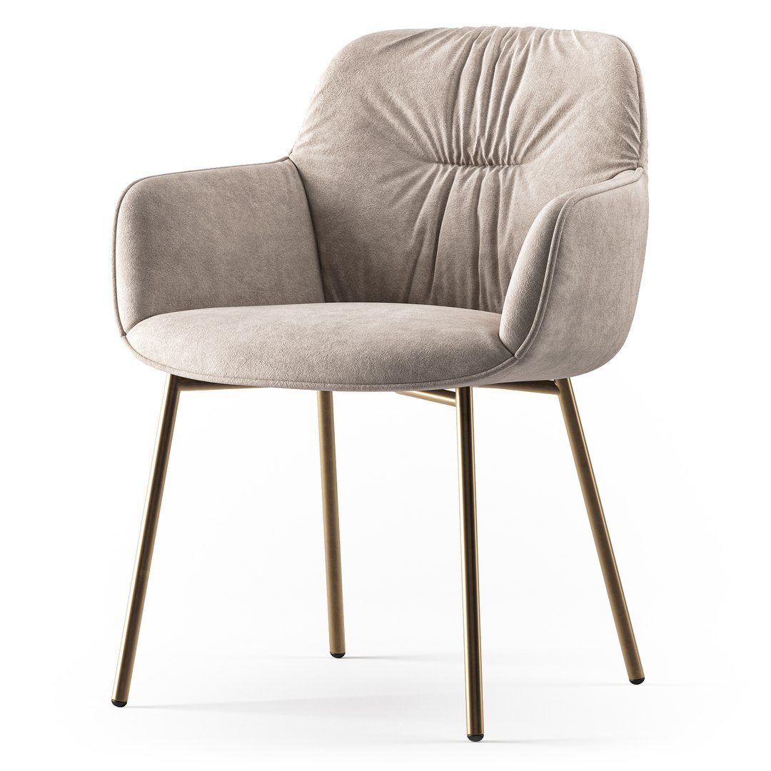 Calligaris Cocoon Soft Metal Legs Armchair 3D - TurboSquid 1987803