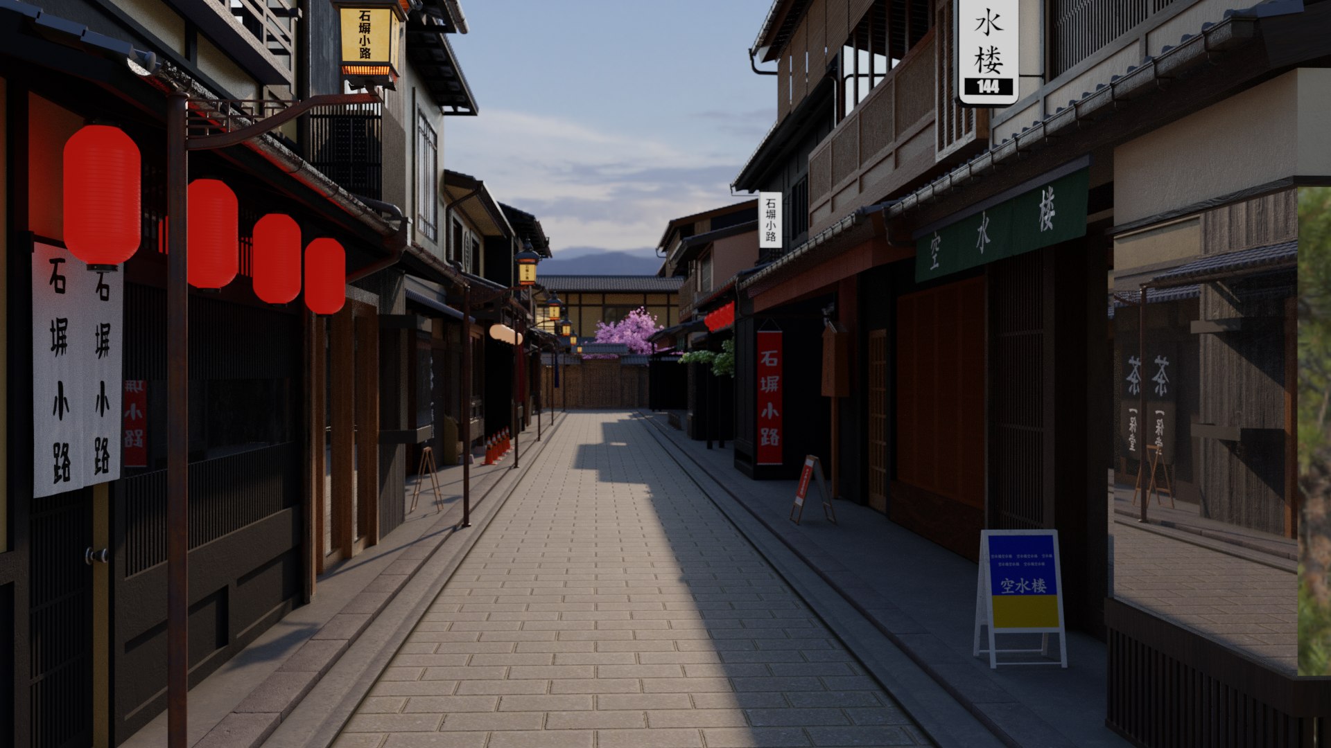 3D Japanese Street 3d Scene - TurboSquid 1984249