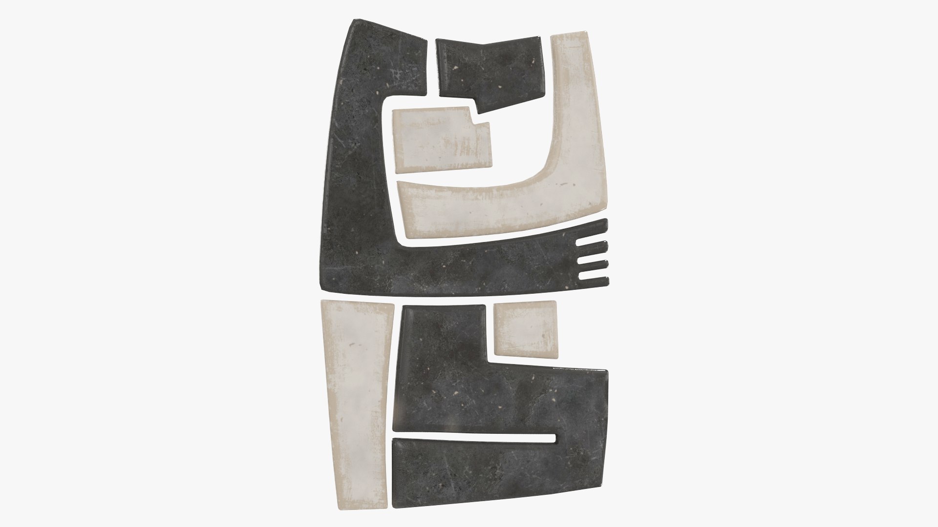 3D Wall Pano Guerrier Model - TurboSquid 2100786