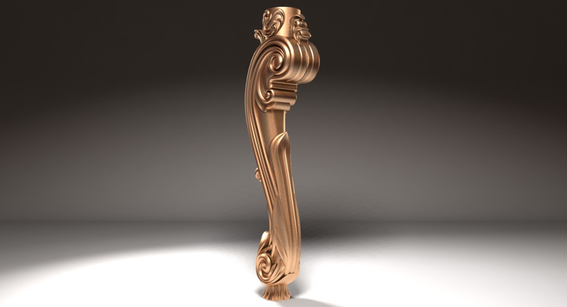 3d Model Leg 02 Sl