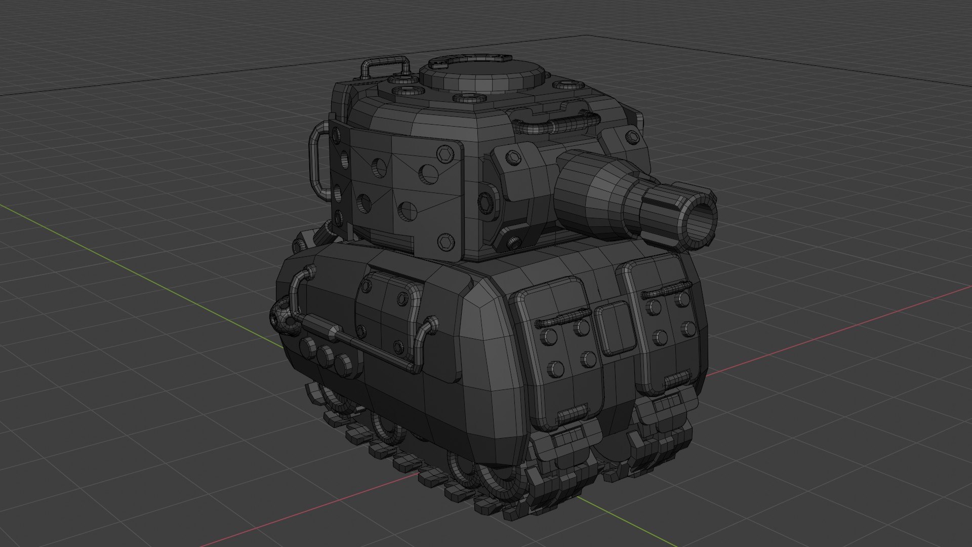 Advance Mecha SD Tank 3D Model - TurboSquid 1725618