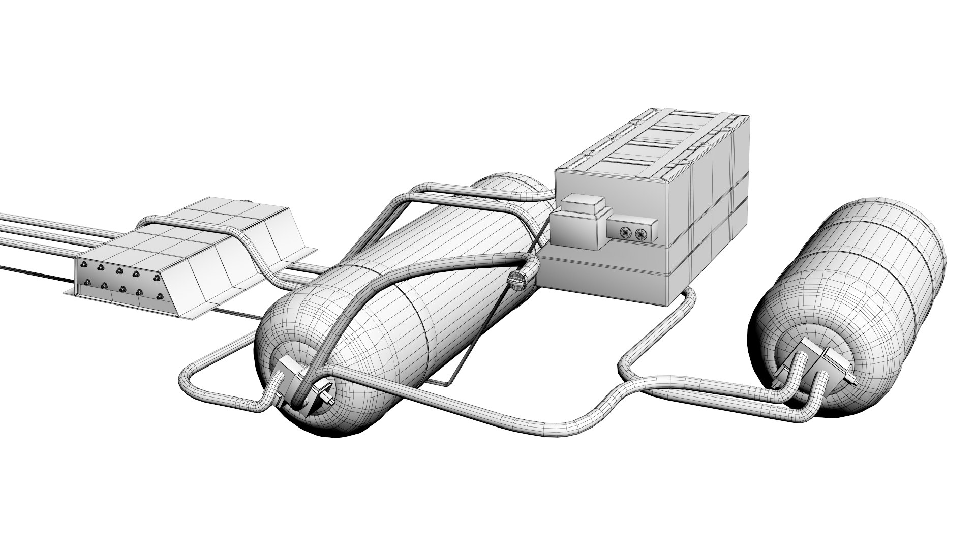 Hydrogen Fuel System Model - TurboSquid 2019732