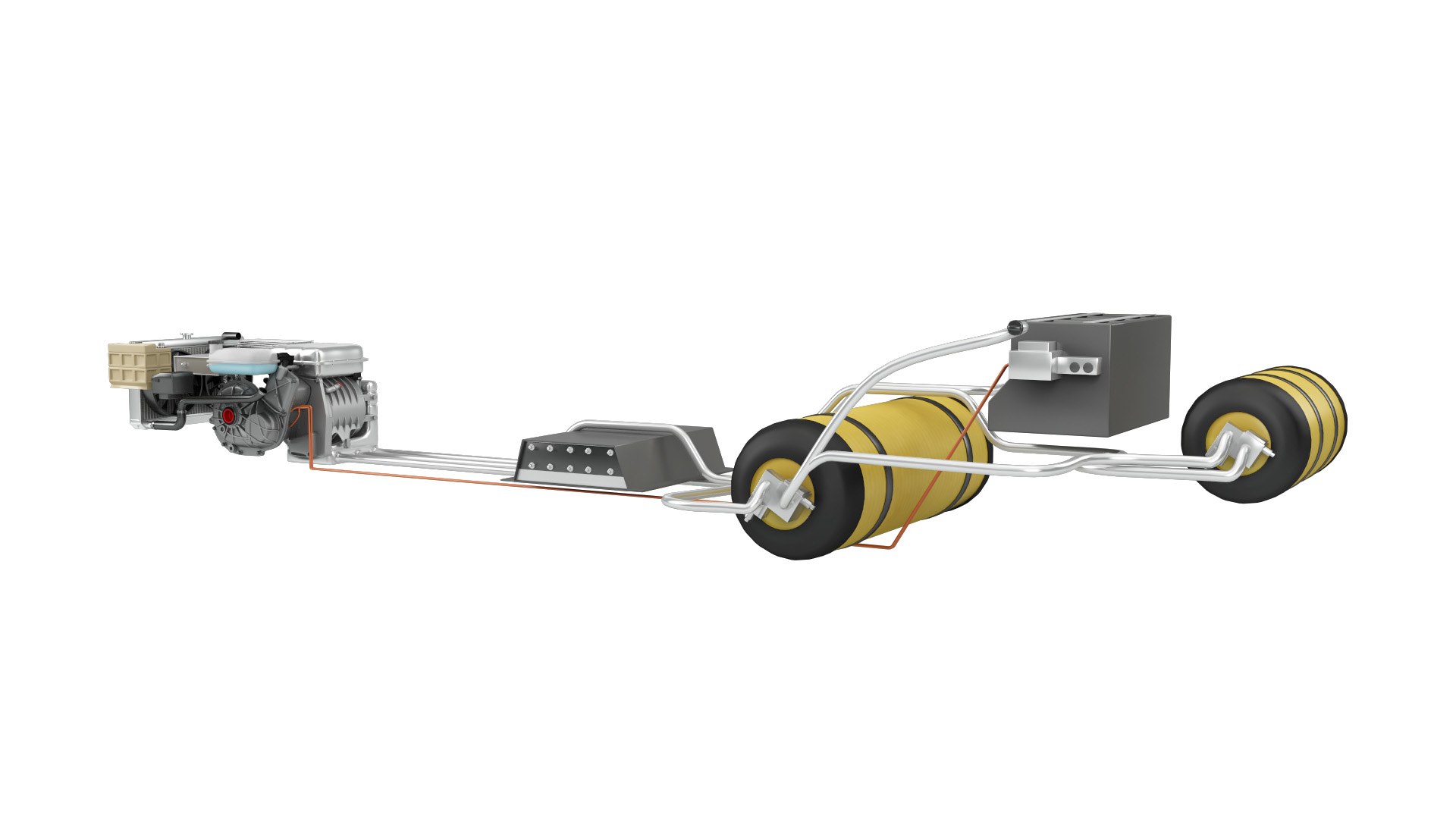 Hydrogen Fuel System Model - TurboSquid 2019732