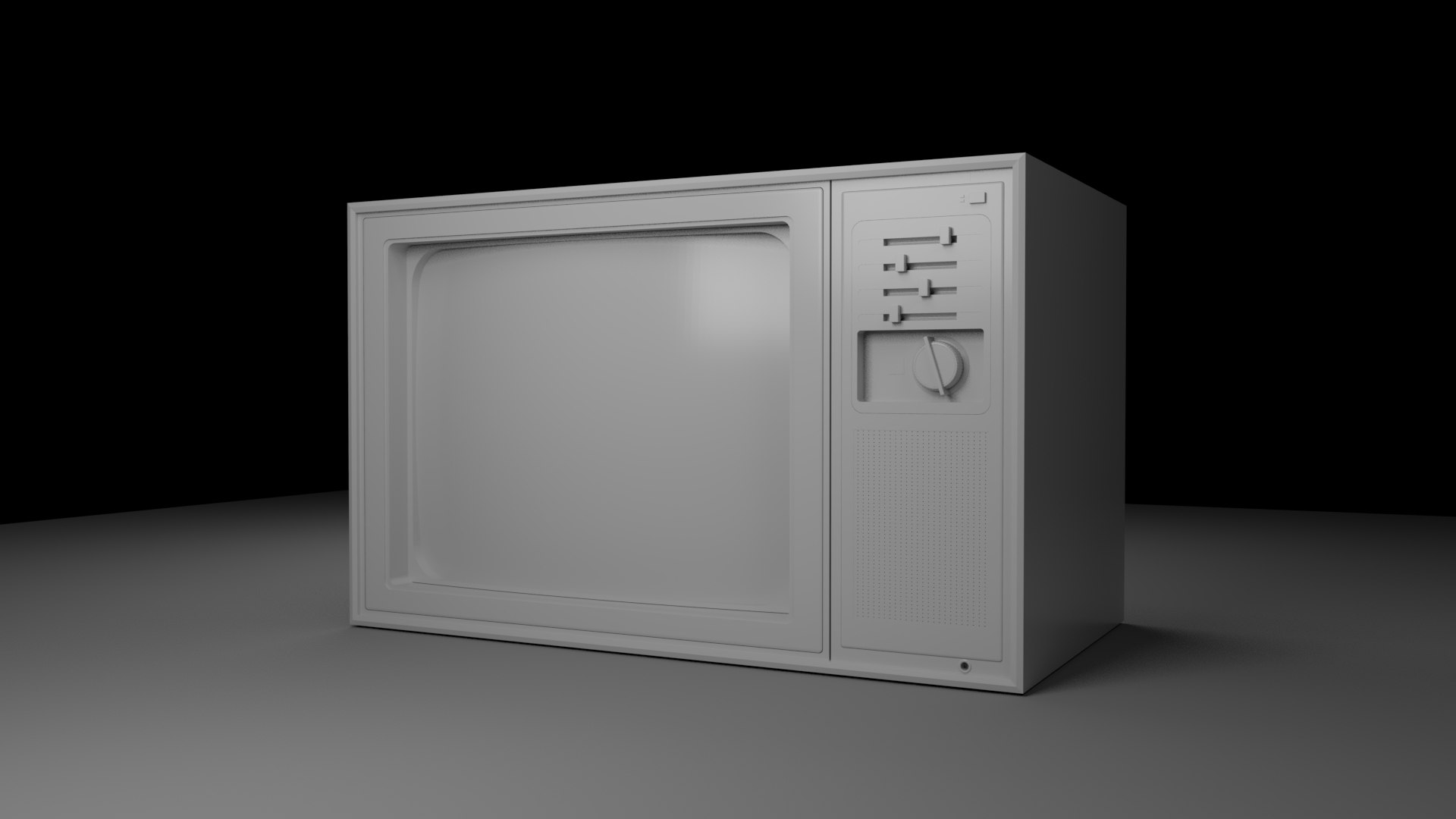 3D retro television model - TurboSquid 1681369