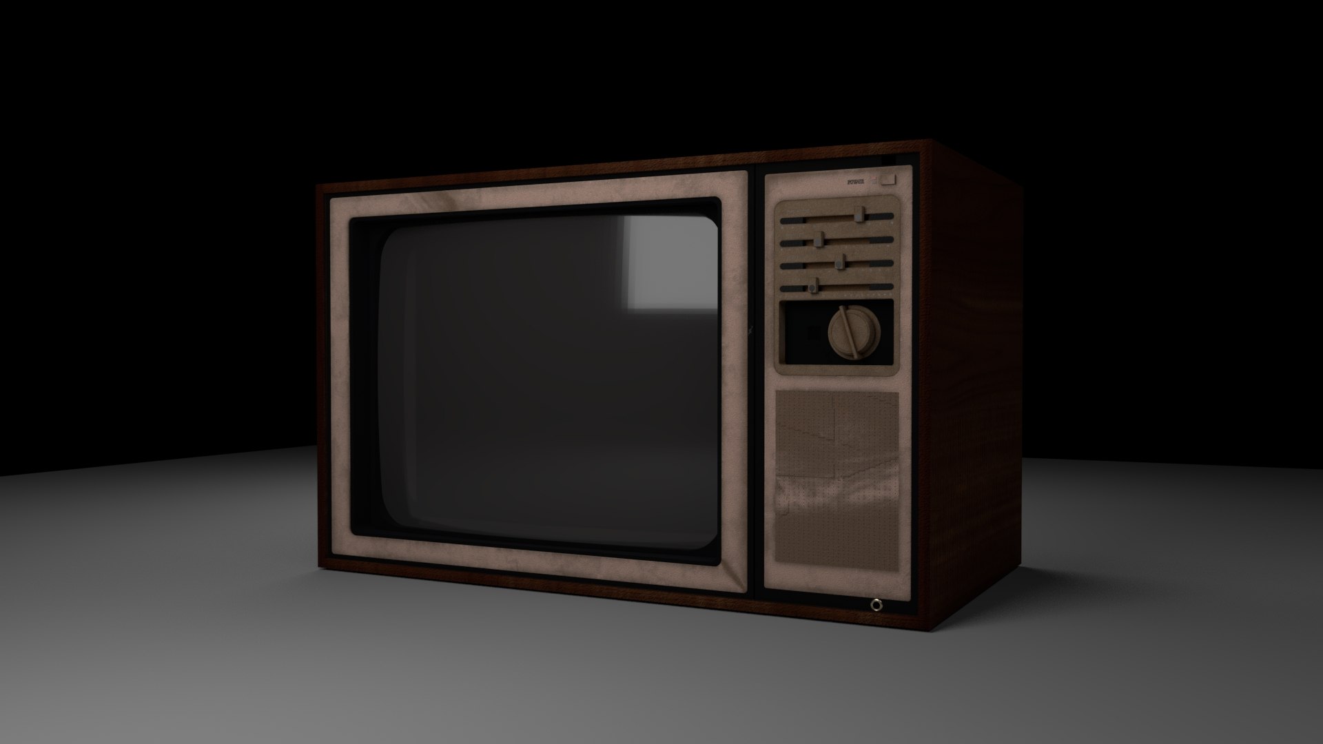 3D модель Ретро ТВ - TurboSquid 1681369