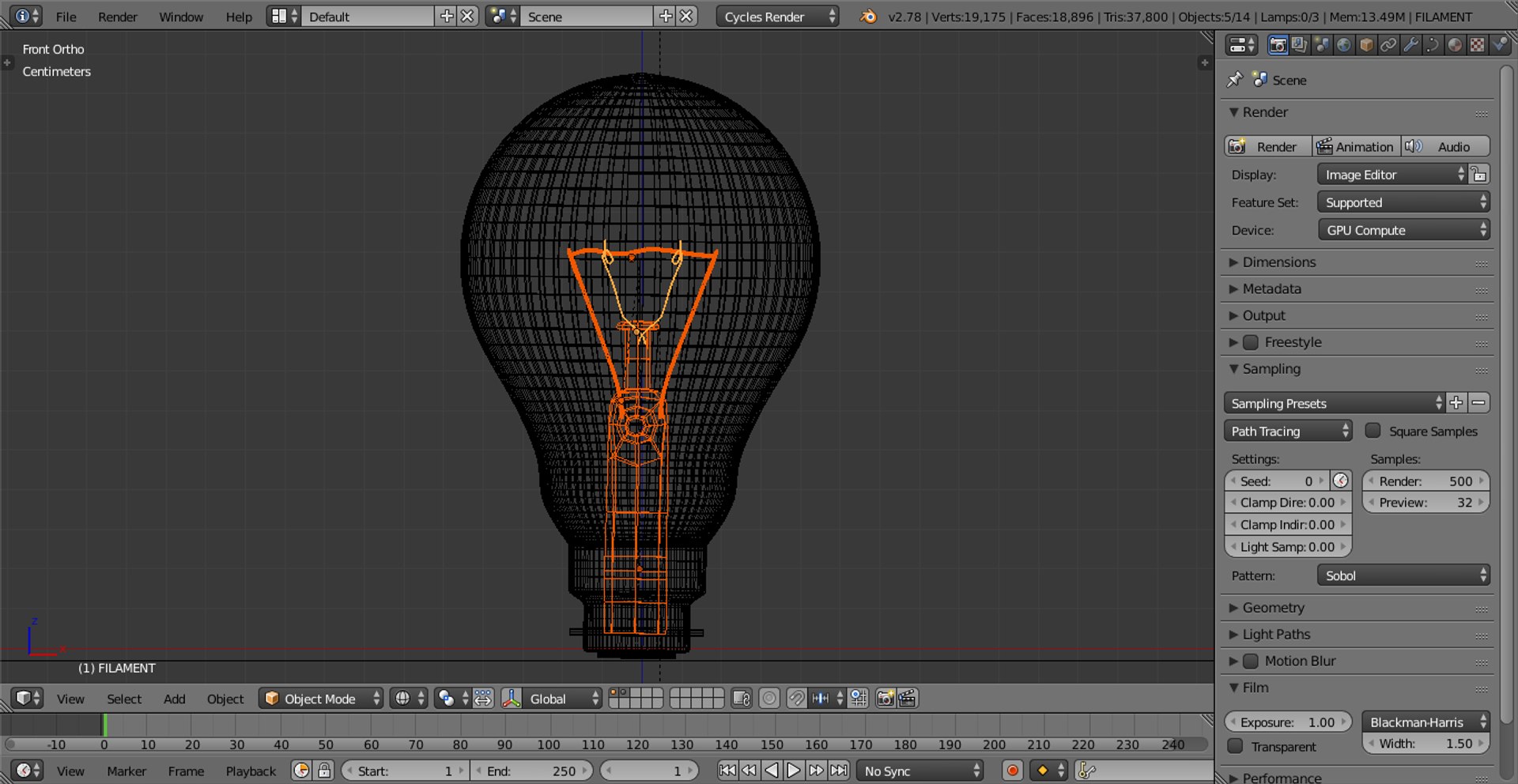 Bulb 3D model - TurboSquid 1180101