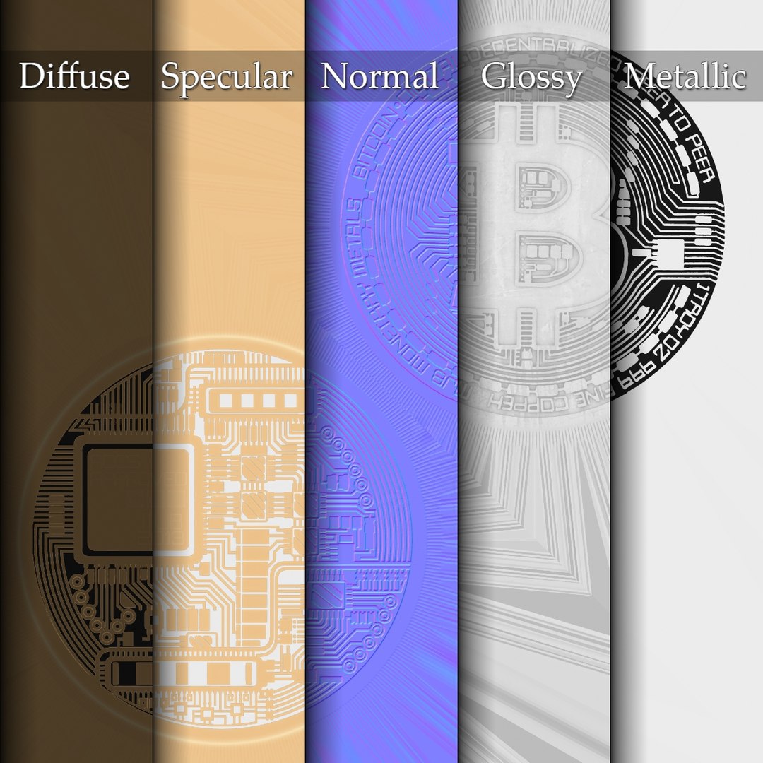 Bitcoin 2 3D Model - TurboSquid 1729081