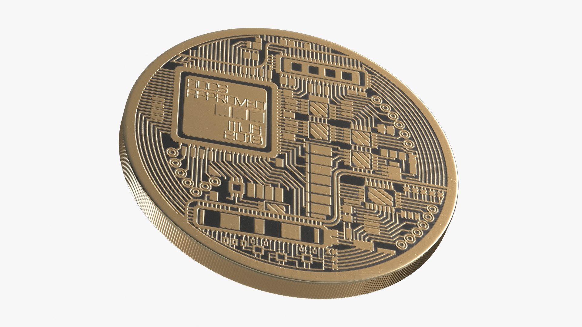 Bitcoin 2 3D Model - TurboSquid 1729081