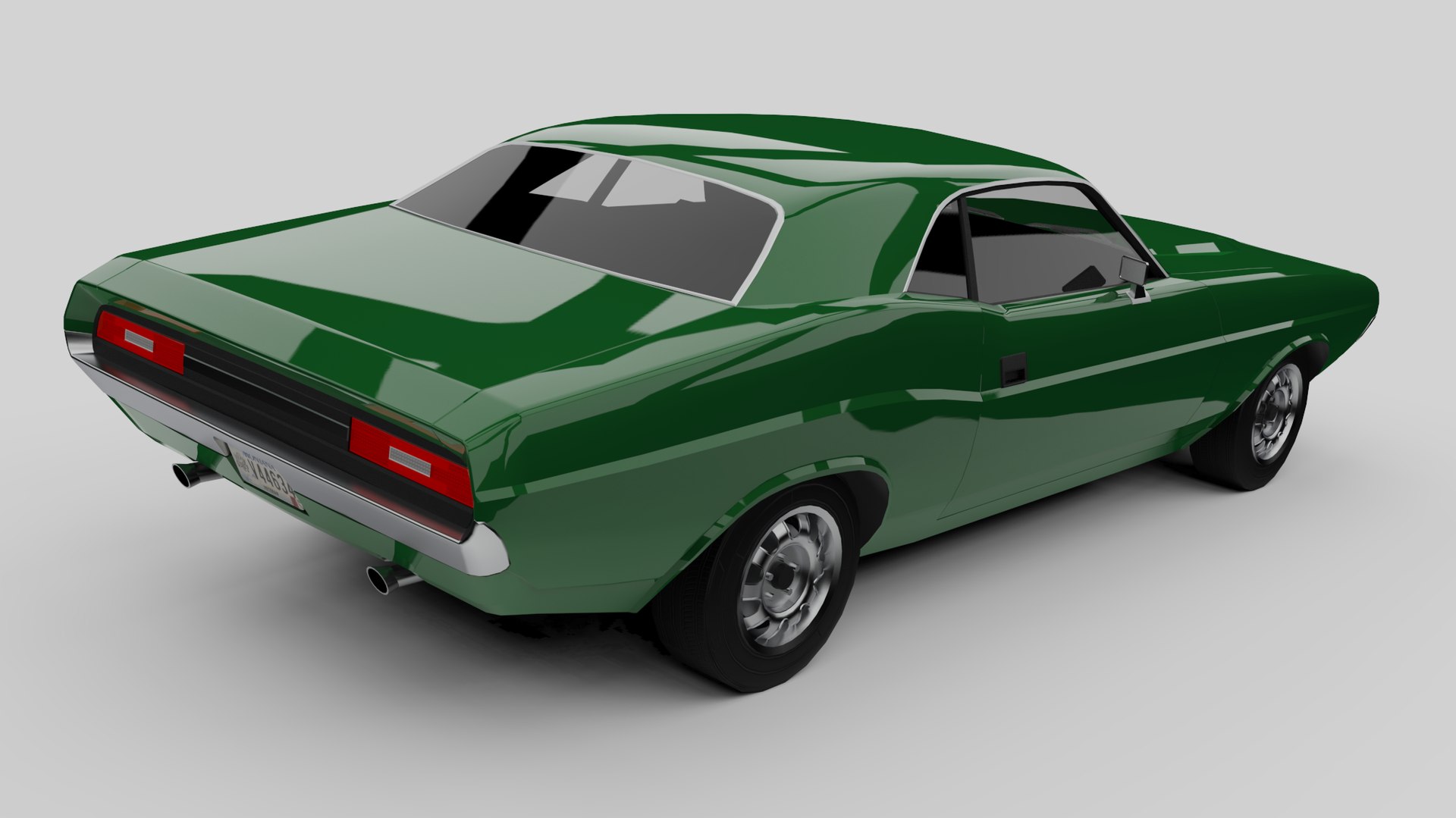 Generic Lowpoly Muscle Cars 01 Model - TurboSquid 2228979