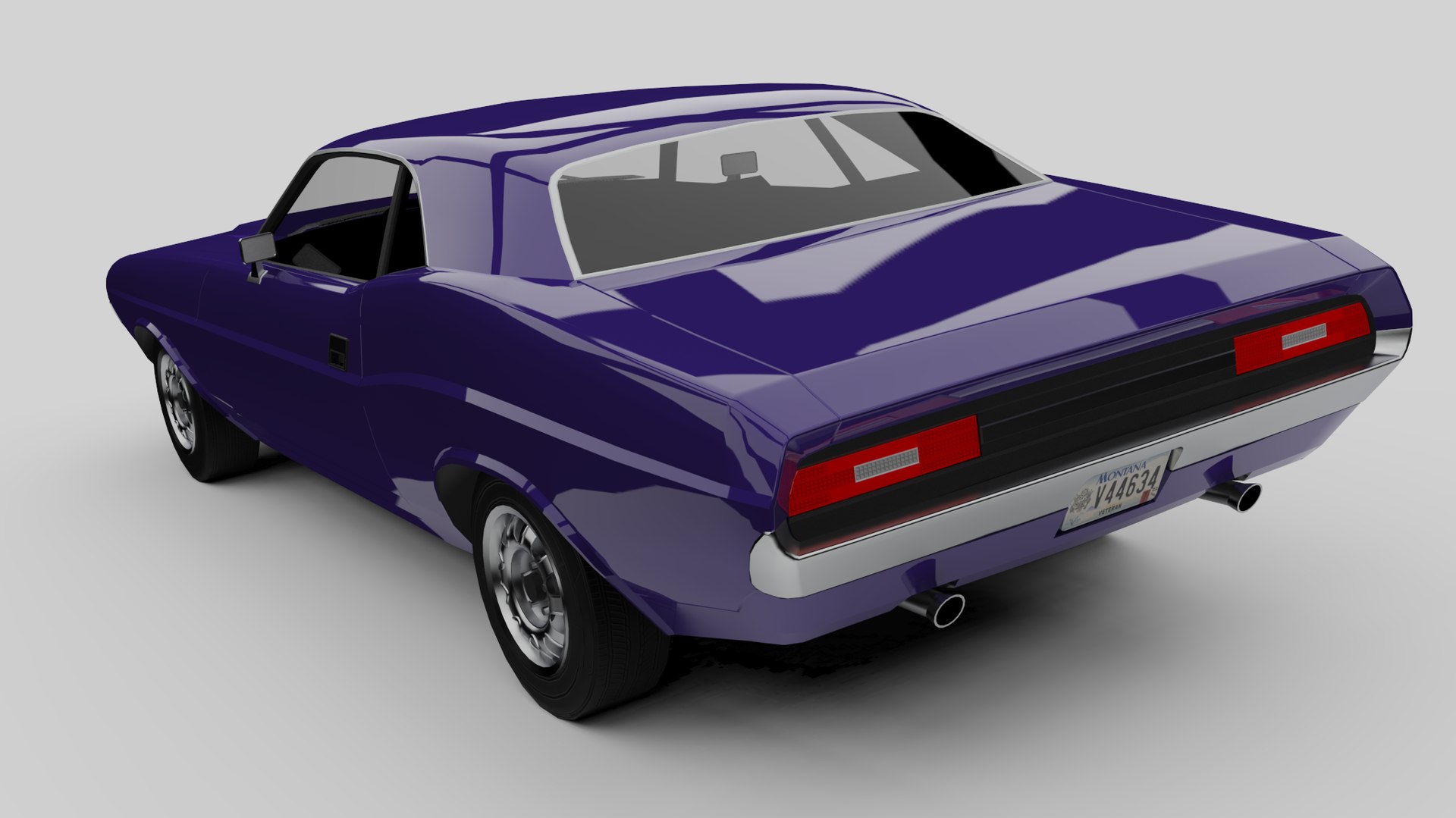 Generic Lowpoly Muscle Cars 01 Model - TurboSquid 2228979