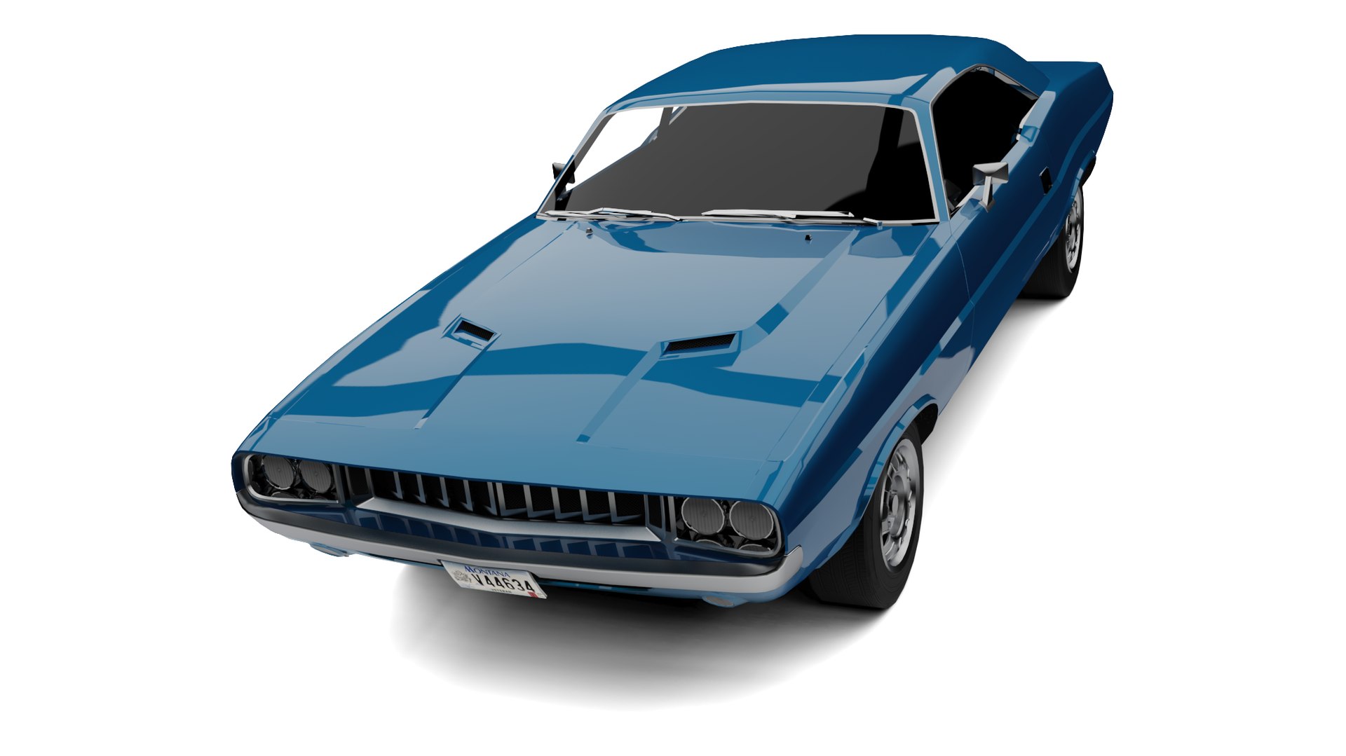Generic Lowpoly Muscle Cars 01 Model - TurboSquid 2228979