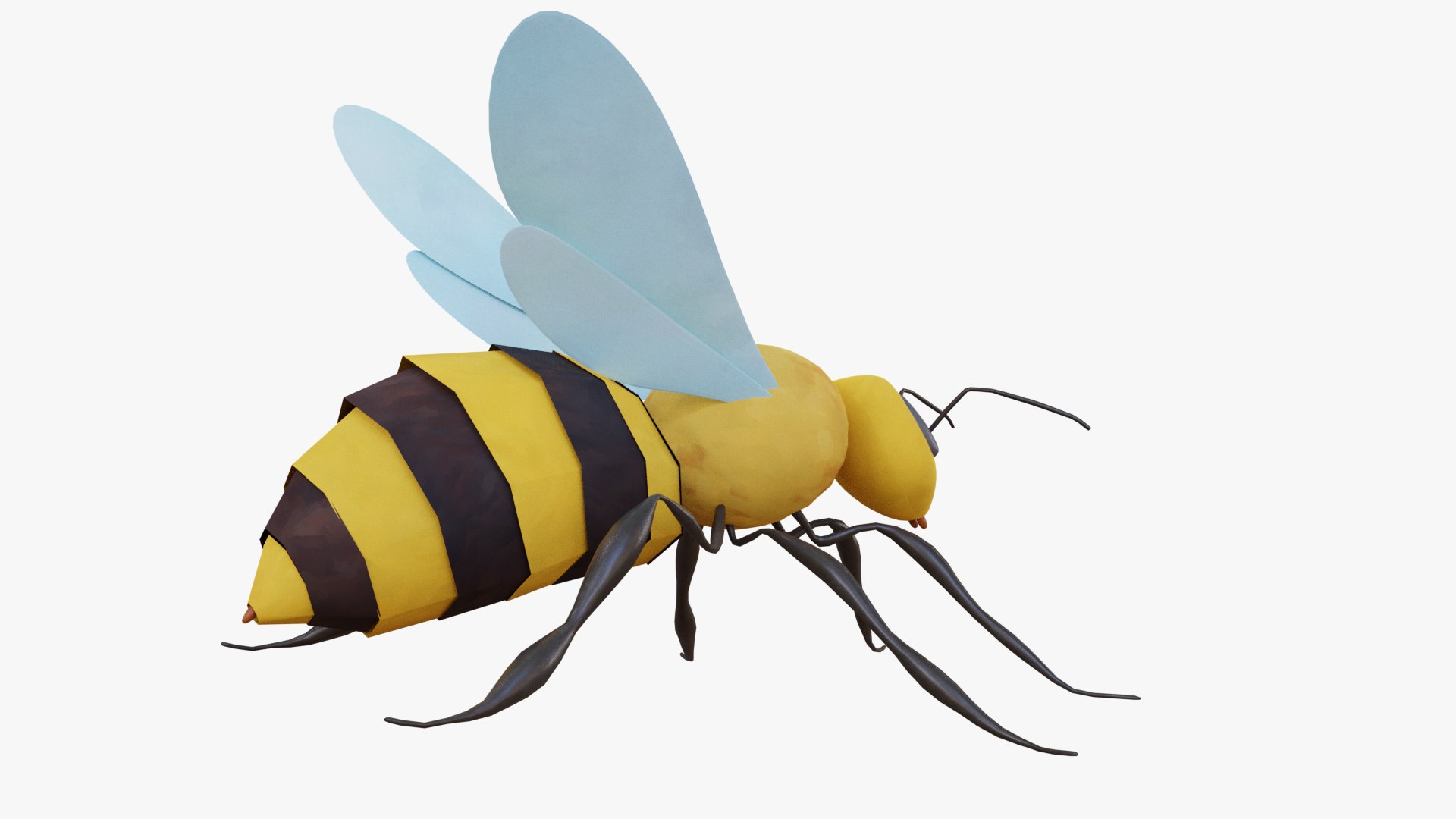 Cartoon Bee 3D - TurboSquid 1685797