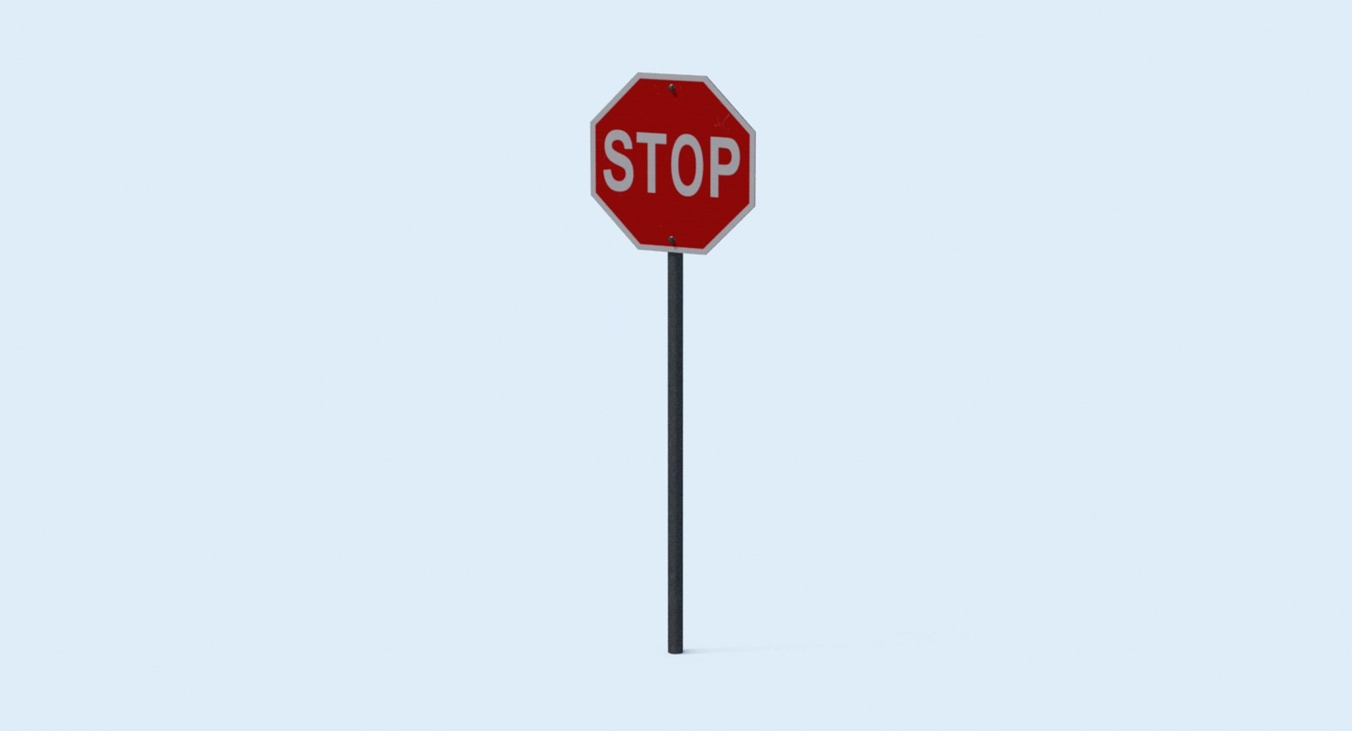3d Stop Sign