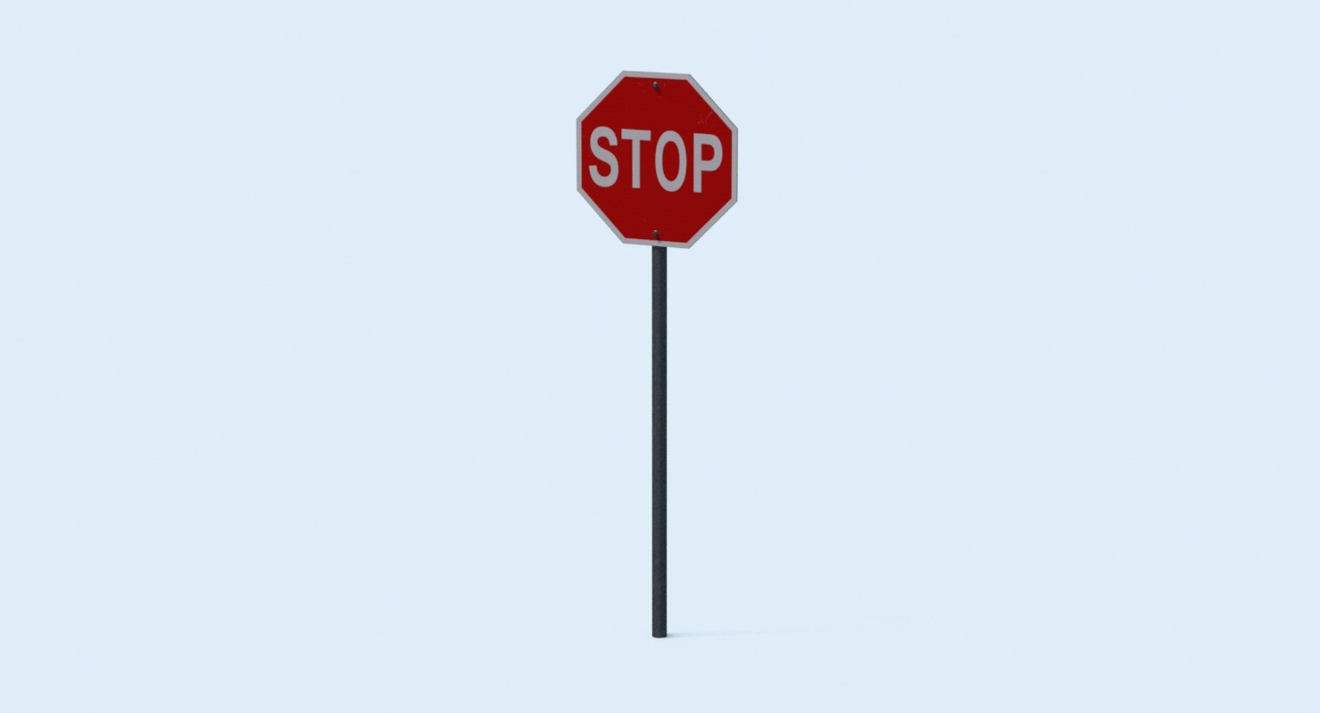 3d Stop Sign