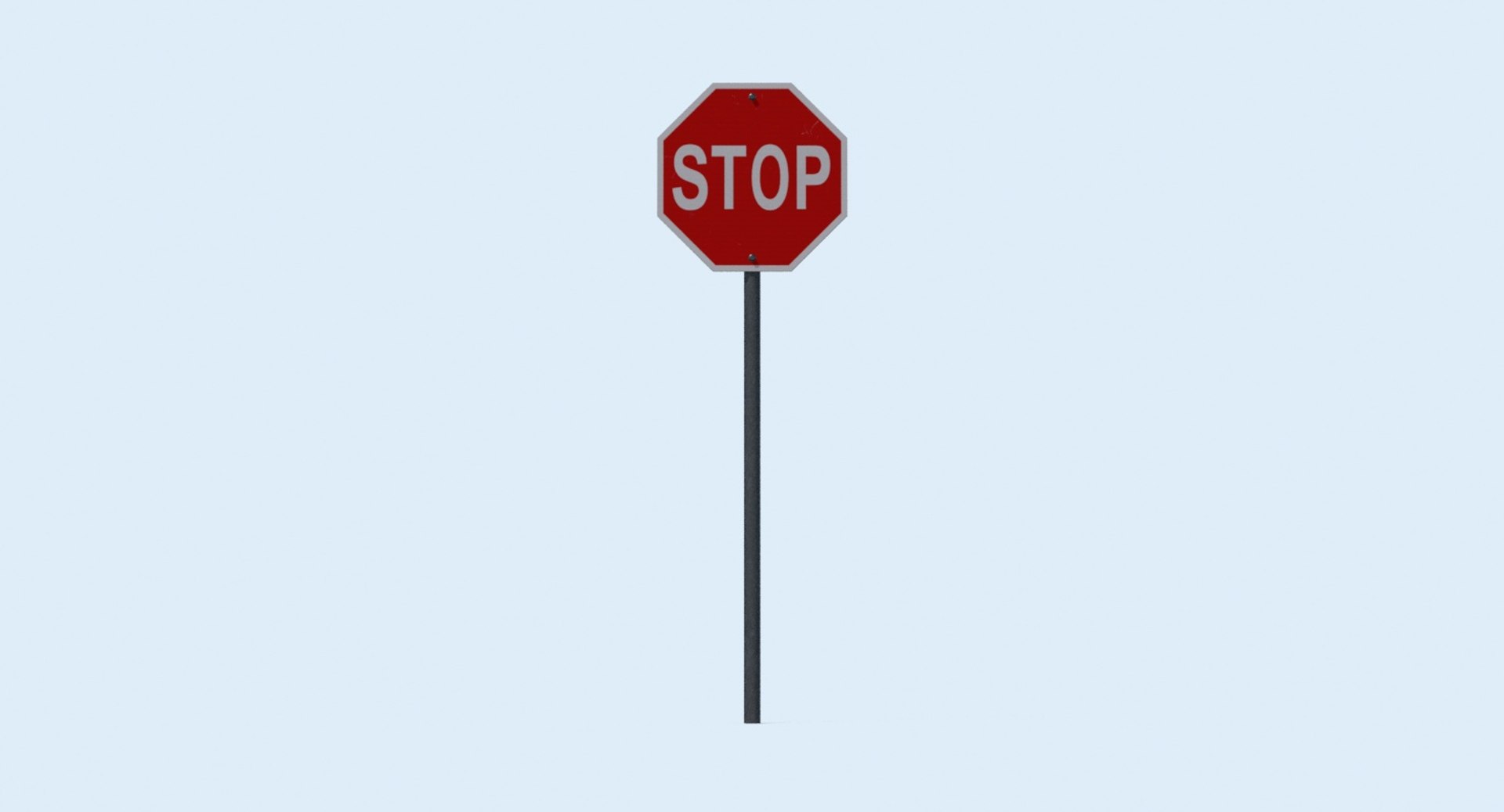 3d Stop Sign