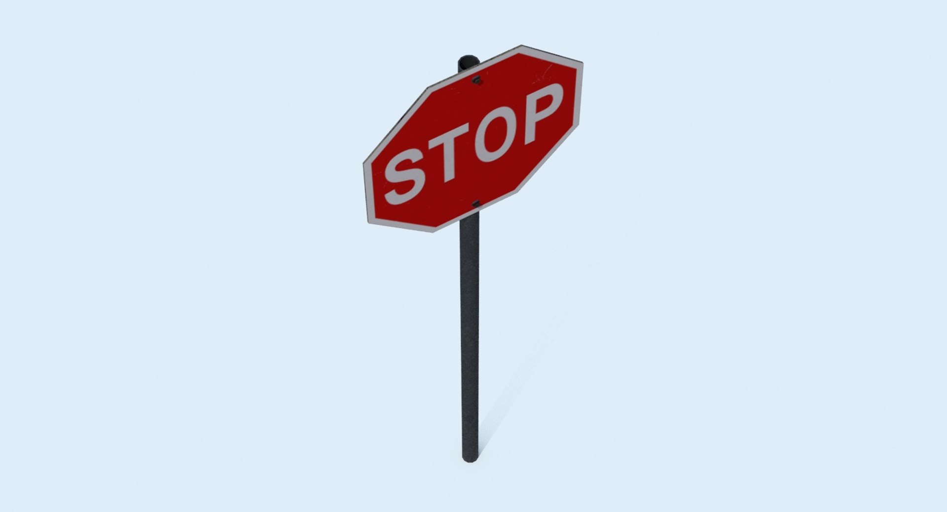 3d Stop Sign