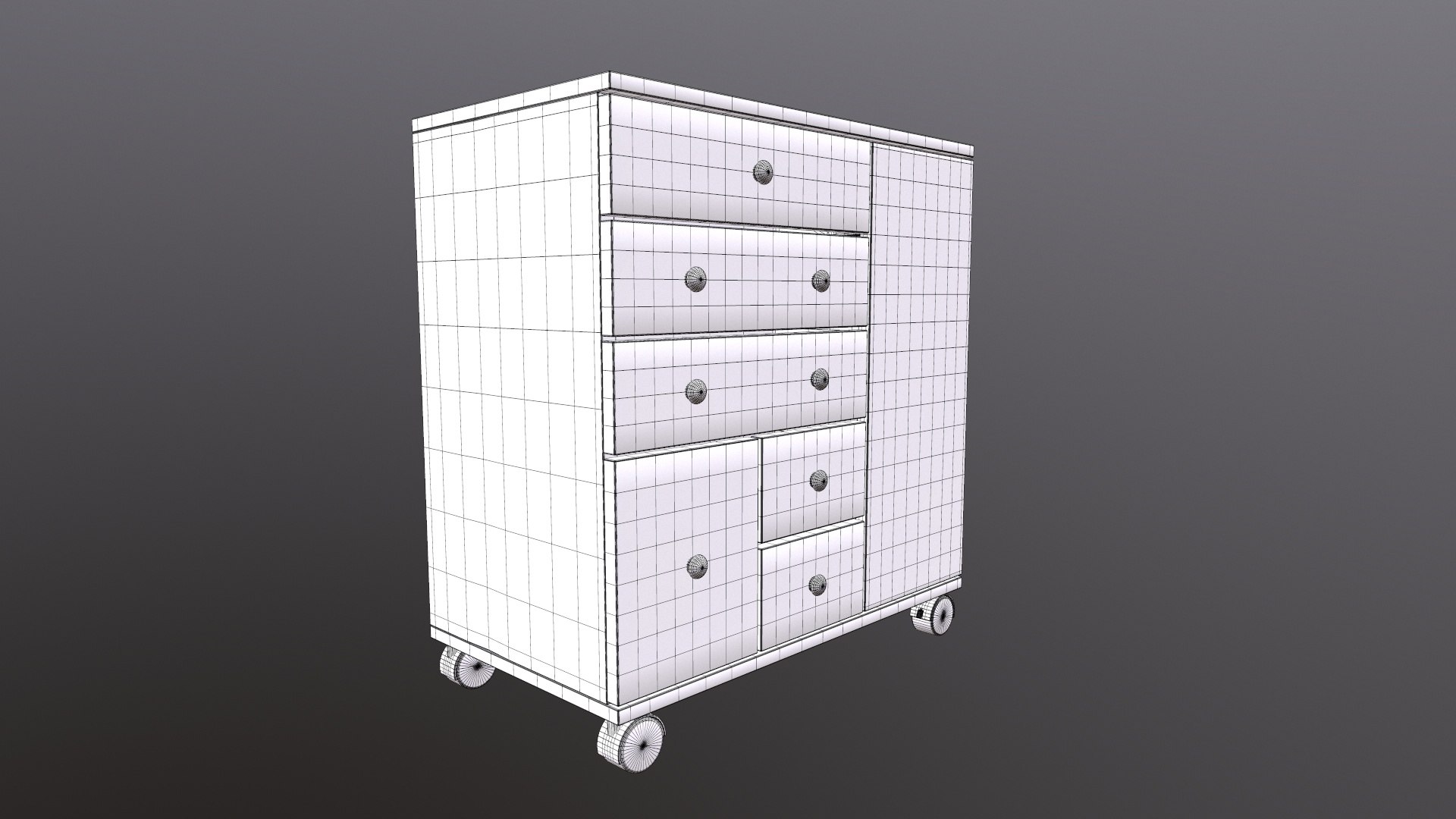 Drawers 3D Model - TurboSquid 1966952