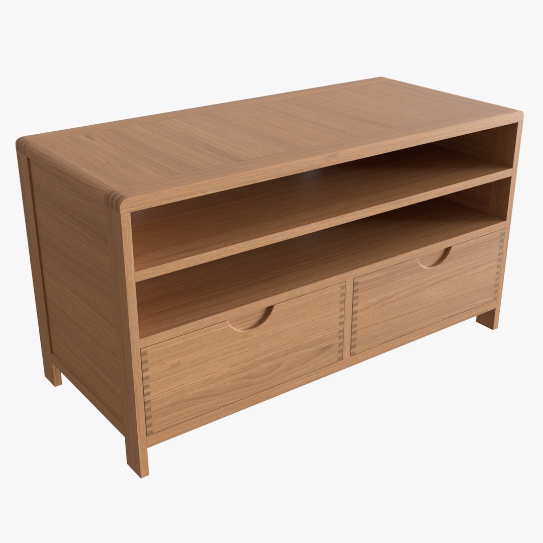 3D TV Unit Ercol Bosco Model - TurboSquid 1988664