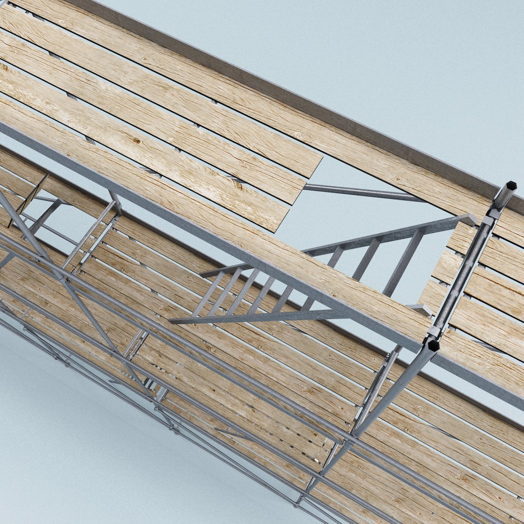 3d Scaffold Modelled Model
