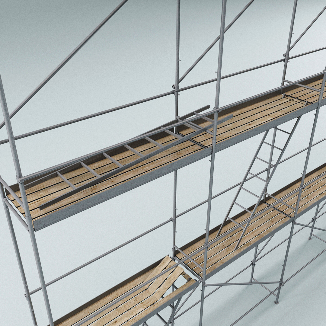 3d scaffold modelled model