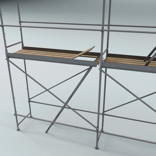 3d scaffold modelled model