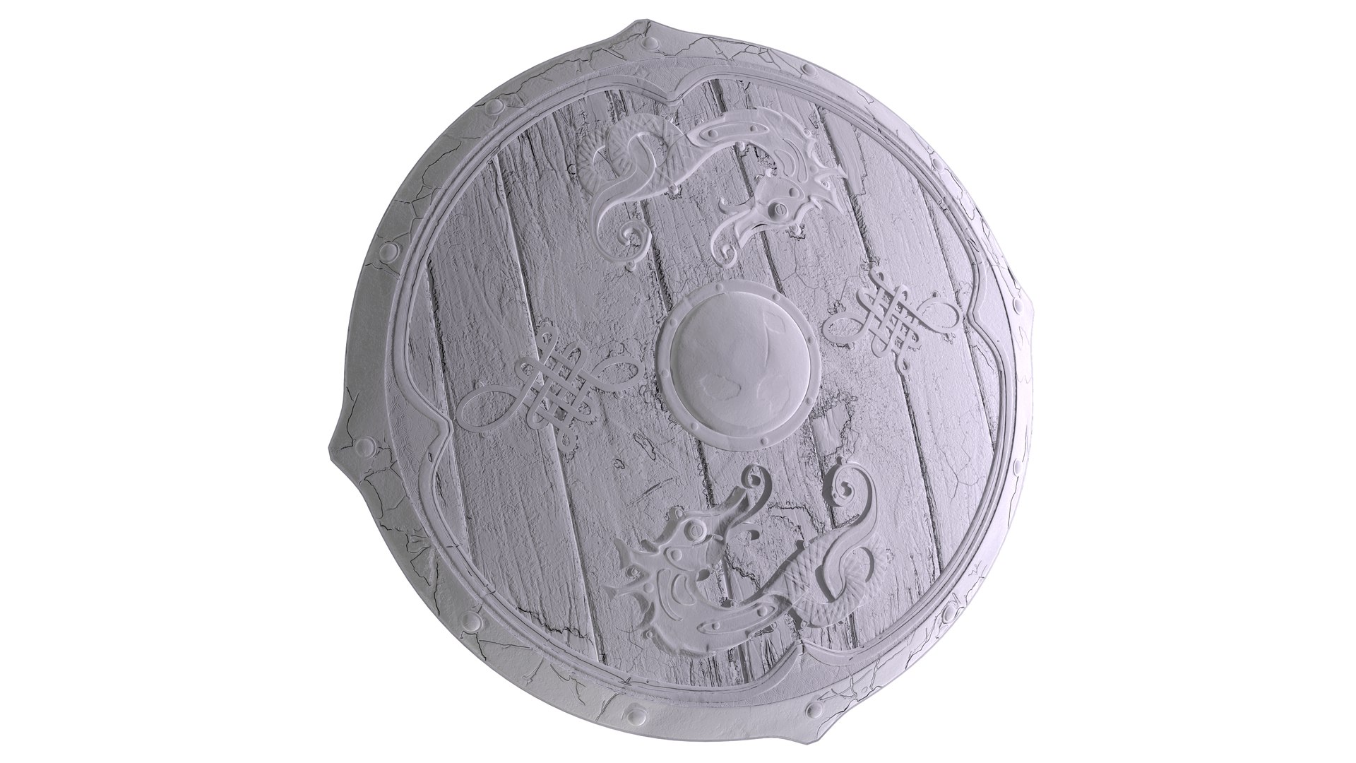 Viking Shield Copper 3D Model - TurboSquid 1782275