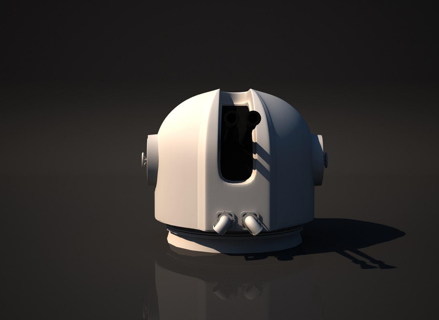 3d Model 40 Mm Otobreda Gun