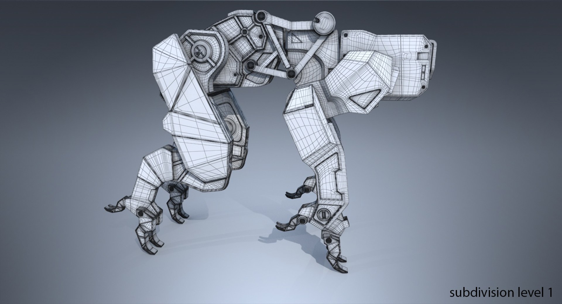 3D sci-fi robotics animal model - TurboSquid 1233504